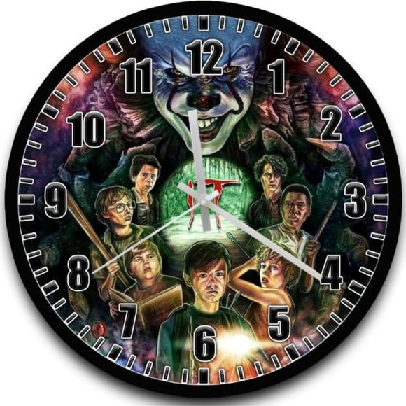 Clock | Wall Decor | It Pennywise Wall Clock Halloween Decor Clock New ...